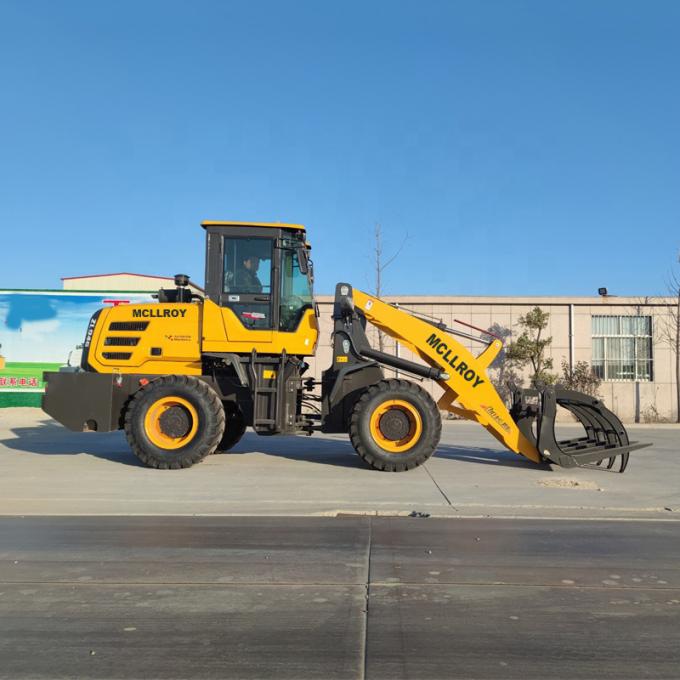 Articulated 3 Ton Wheel Loader With Bucket Automatic Transmission