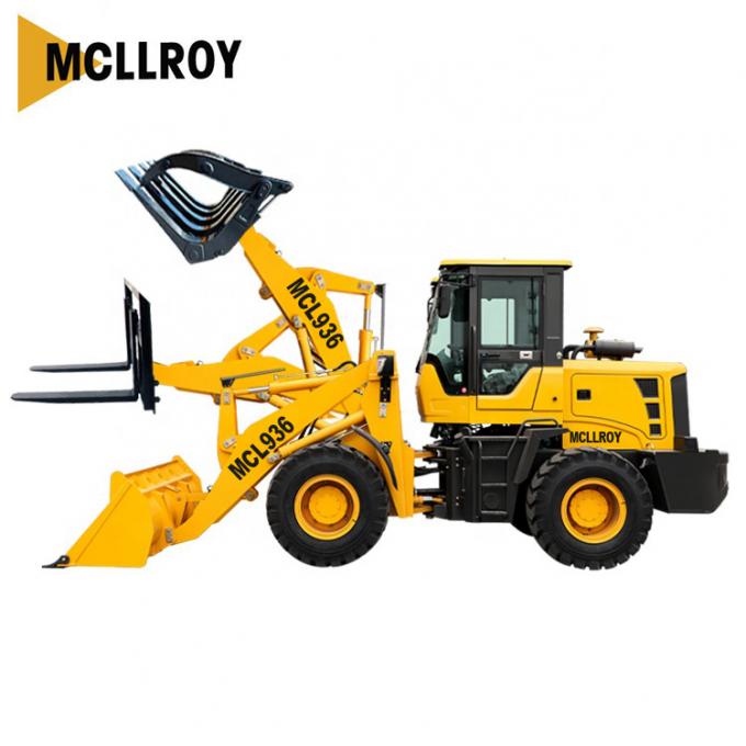 Mini Articulated Wheel Loader Multifunctional Applications In ...