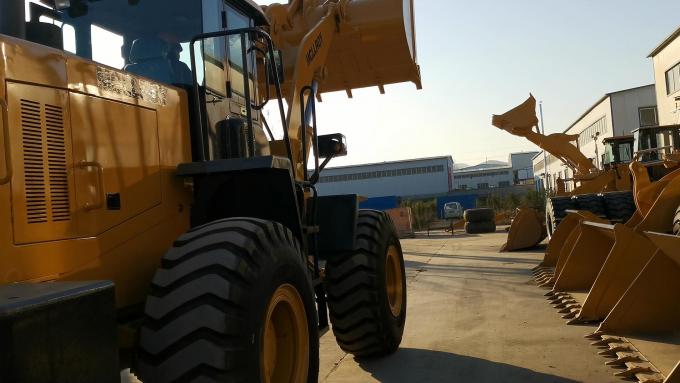 5 Ton Heavy Duty Wheel Loader Front End With 3m3 Bucket 30 Degree ...