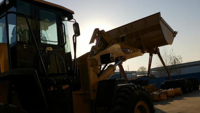 5 Ton Heavy Duty Wheel Loader Front End With 3m3 Bucket 30 Degree ...