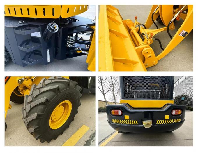 76kW Front End Small Wheel Loaders With 1.2m3 Bucket 3500mm Dumping Height