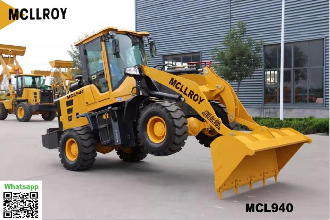 Front End Wheeled Small Loading Shovel 2200kg Rate Load 1.2m3 Bucket ...
