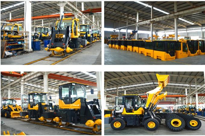 Articulated Miniature Front End Loader 800kg 1000kg Rate Load