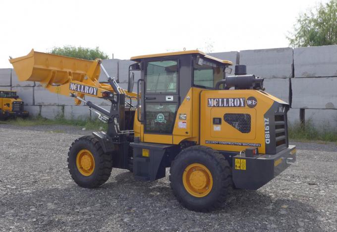 Construction Compact Articulated Loader , 4 Wheel Loader 42kw Power