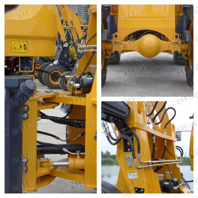 2200kg Rated Load Compact Wheel Loaders Axle Large Hub